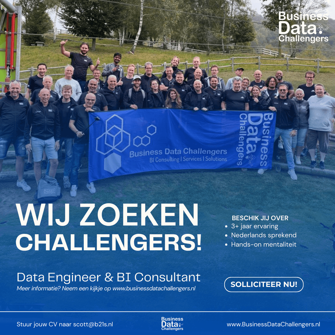Business Data Challengers zoekt Challengers!